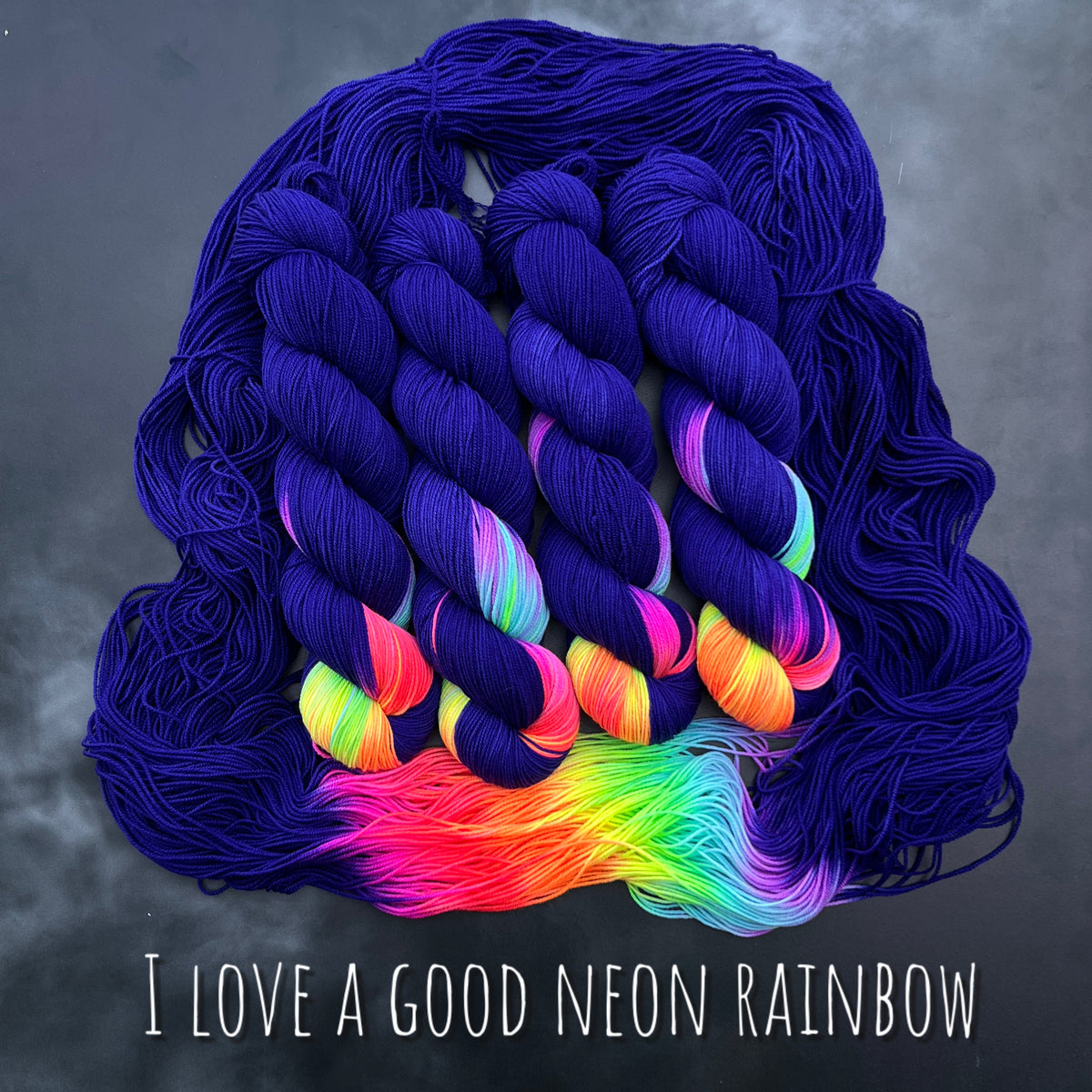 I love a good Neon Rainbow 🌈 – A Whimsical Wood Yarn Co.