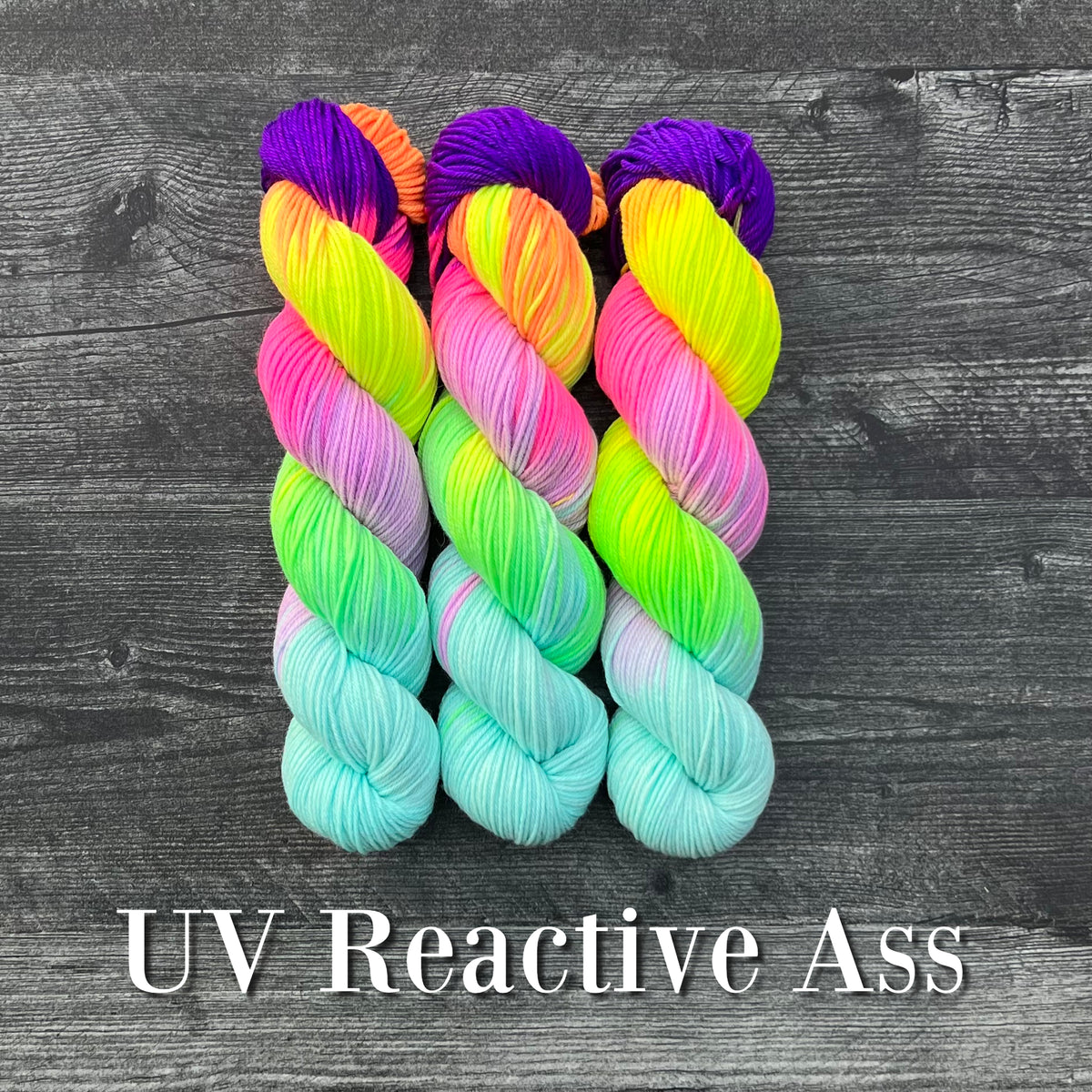 UV Reactive Ass (Pre Order) – A Whimsical Wood Yarn Co.