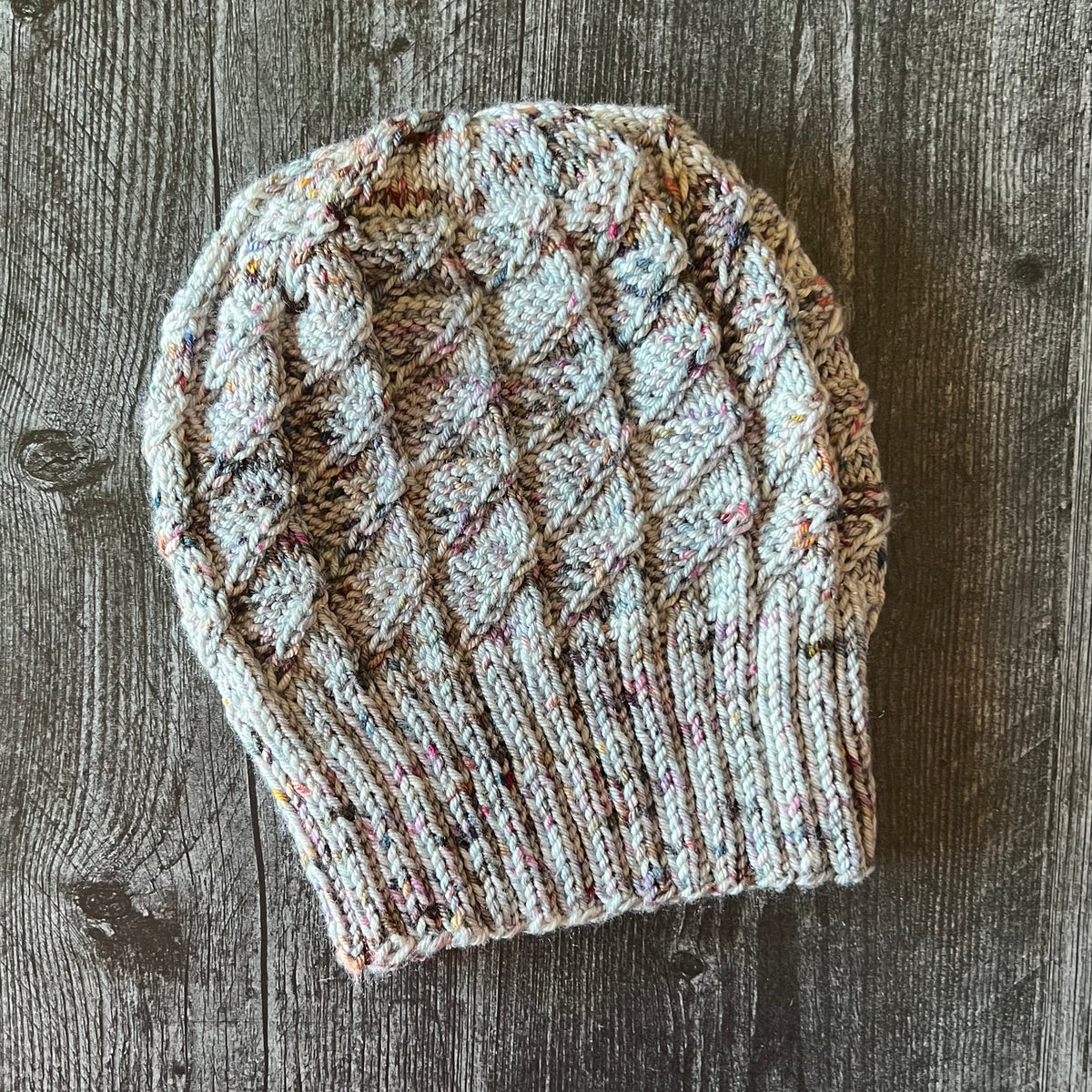 Throwing rocks Merino & silk hat – A Whimsical Wood Yarn Co.